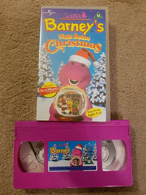 BARNEY'S NIGHT BEFORE Christmas (VHS) £4.99 - PicClick UK