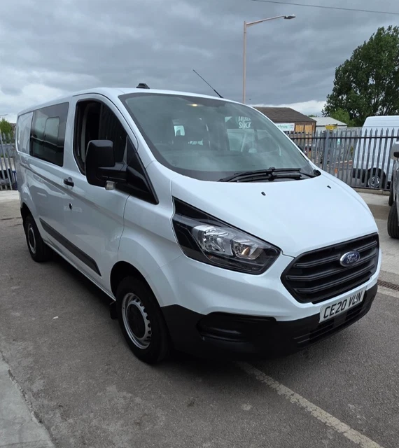 FORD TRANSIT CUSTOM 2.0 300 SWB 6 Seats Double Cab Crew Van 2020 ...