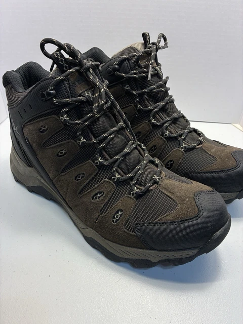 EDDIE BAUER MEN'S Maple Ridge Outdoor Weatherproof Hiking Boots Brown ...