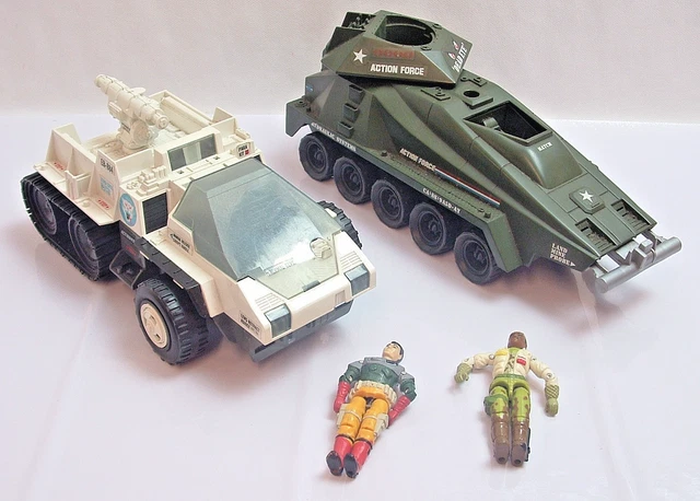 GI JOE ACTION Force Snow Cat + Persuader + Backstop & Stalker V2 Action ...