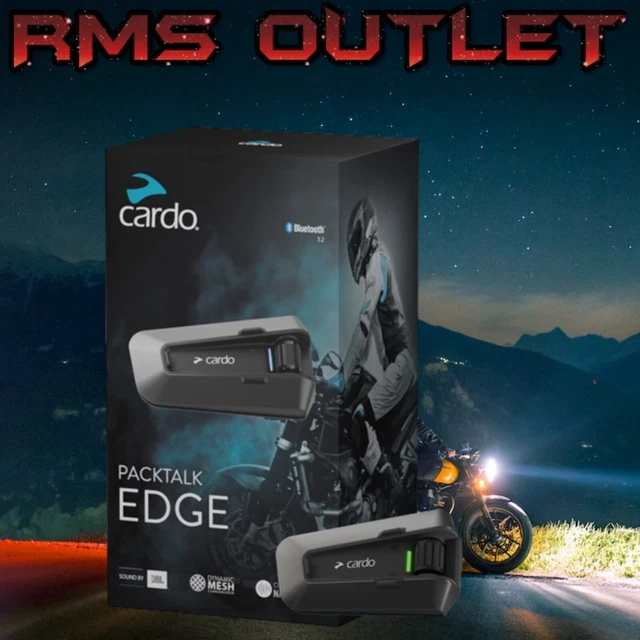 KIT CITOFONO MOTO singolo Cardo Packtalk Edge alimentato da JBL EUR 311 ...