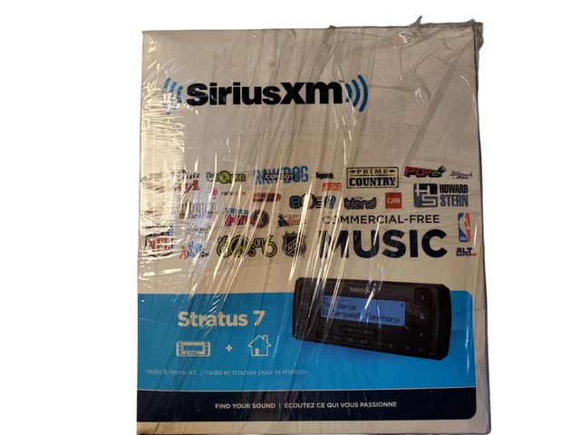 SIRIUS XM SATELLITE Radio Stratus 7 Radio & Home Kit SV7H1C - Open Box ...