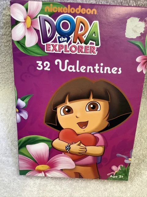 32 VALENTINE CARDS Dora The Explorer Nickelodeon 8 Different Card ...
