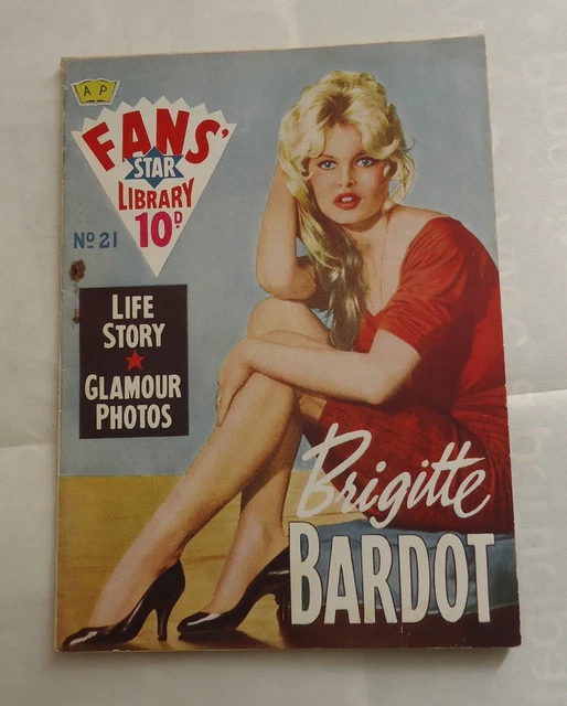 BRIGITTE BARDOT/FAN'S STAR LIBRARY/F1824/ Petite revue anglaise 1959 ...