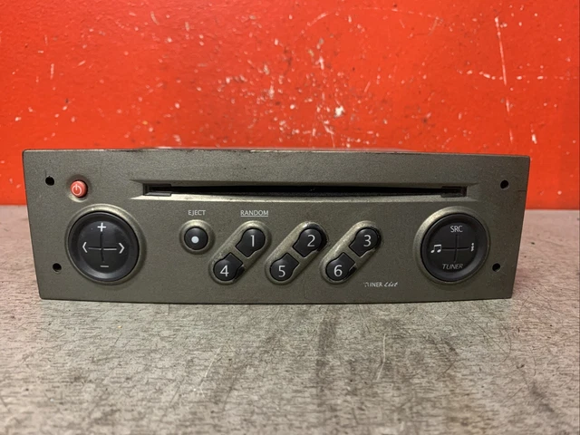 AUTORADIO CD POSTE Auto Radio Origine Renault Modus Gris Avec Code EUR ...