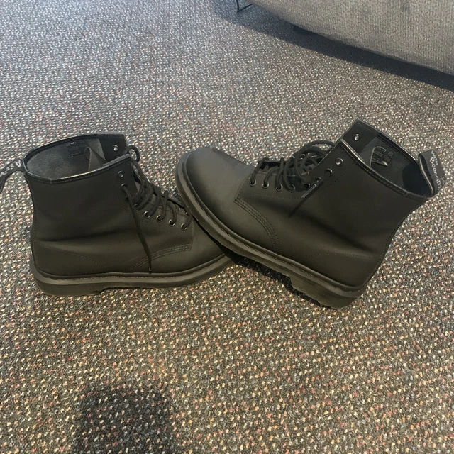 DR. MARTENS SIZE 9uk mens boots All Black £30.00 - PicClick UK