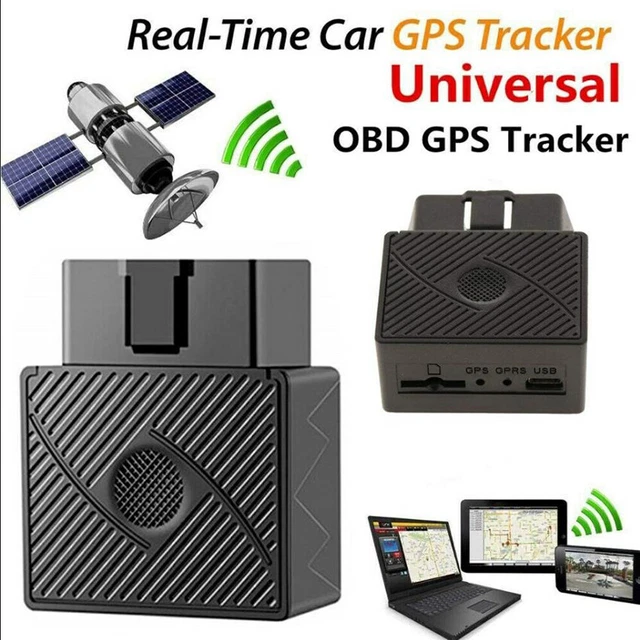 OBD2 II GPS Tracker Real Time Vehicle Tracking Device GSM GPRS Car ...