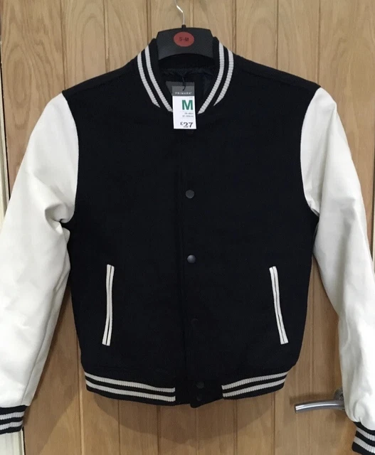 PRIMARK MENS/BOYS TRENDY Varsity/Basketball Jacket (Medium ) Nwt Lovely ...