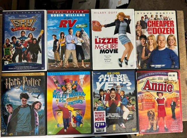 DISNEY PIXAR FOX Dreamworks And More lot of 8 DVD Kids FUN (lot:9) £14. ...