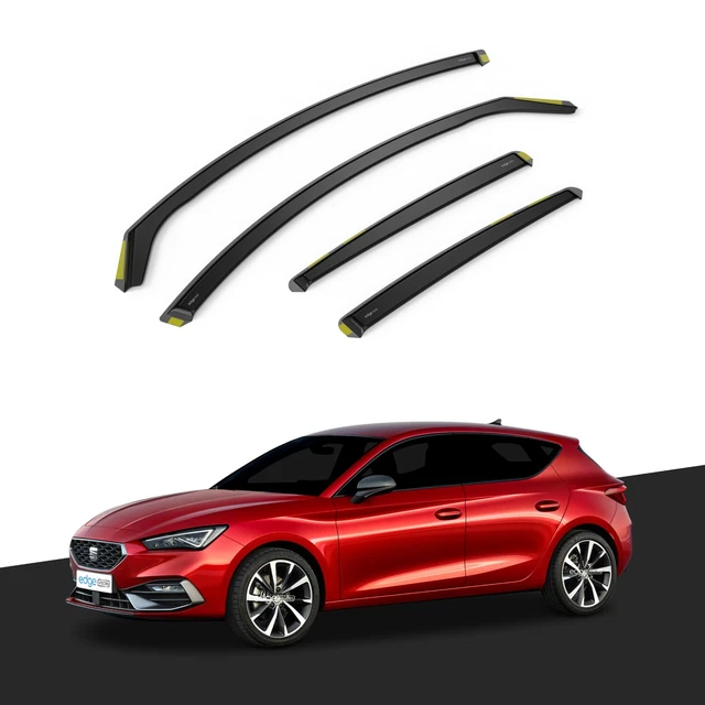 SEAT LEON MK4 2020-onwards 5 Door Hatchback Wind Deflectors 4pc Tinted ...