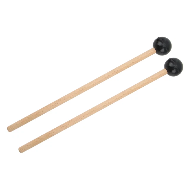 (L)1 PAIR TONGUE Drum Mallet Stick Drumstick Instrument Set Kit For ...