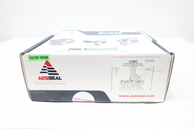 AESSEAL CURC ABTT22A01 Mécanique Cartouche Joint 2.75-22 EUR 513,66 ...