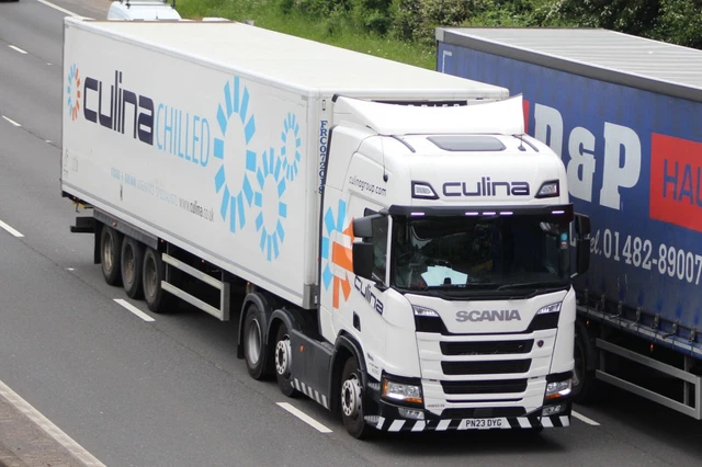 CULINA GROUP - STOBART SCANIA H6888 PK71VNY 6x4 TRUCK/LORRY PHOTO £0.75 ...