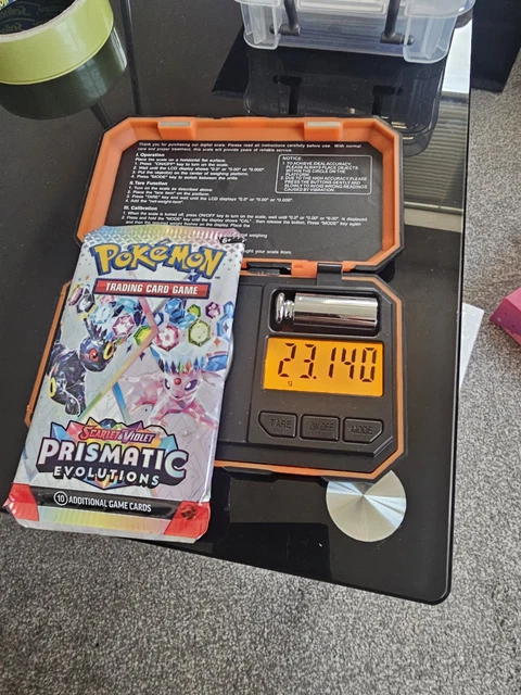 SUPER HEAVY POKEMON Scarlet And Violet Prismatic Evolutions Booster ...