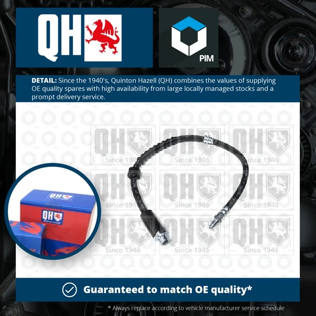 BRAKE HOSE FRONT BFH6140 Quinton Hazell Hydraulic 34306792254 Quality ...