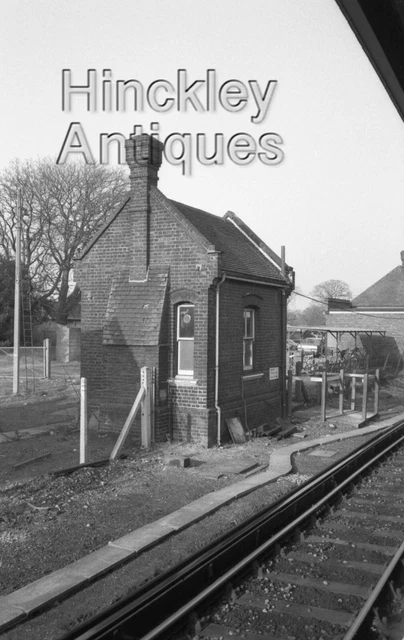 35MM NEGATIVE BR British Railways Scene View Brockenhurst Station ...