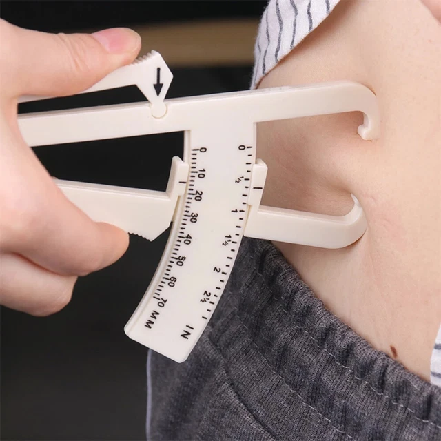 BODY FAT CALIPER Measurement Testing Skinfold Skin Fold Gym Weight Loss ...