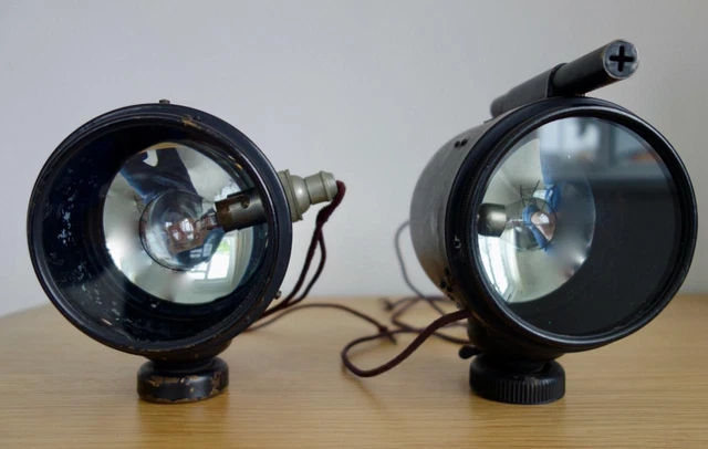 TWO WW2 LUCAS Daylight Short Range Military Army Signal Lamps ...