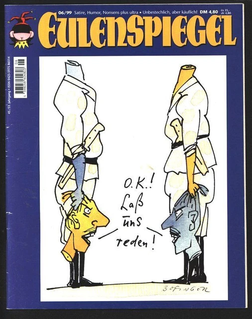 LASSS UNS REDEN, in: EULENSPIEGEL 6/1999. Magazin für Satire, Humor ...