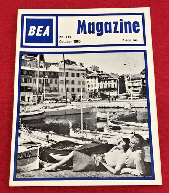 VINTAGE BEA BRITISH European Airways Magazine No.197 1965 £14.99 ...