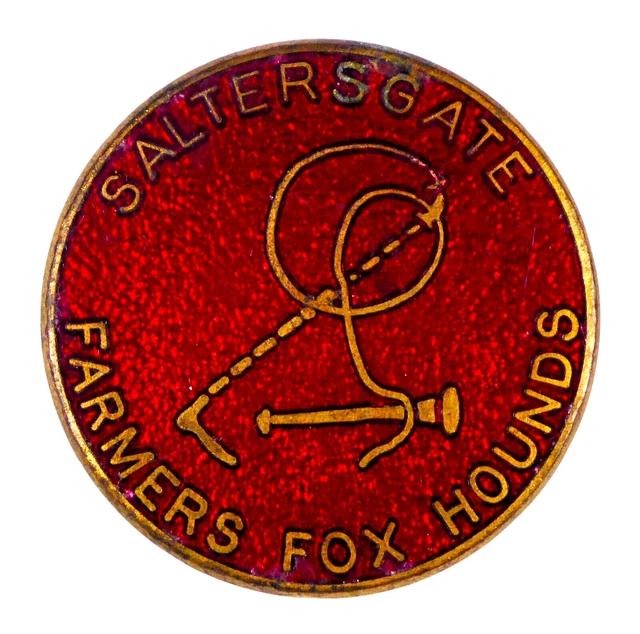VINTAGE SALTERSGATE FARMERS Fox Hounds Hunt Hunting Club Supporters ...