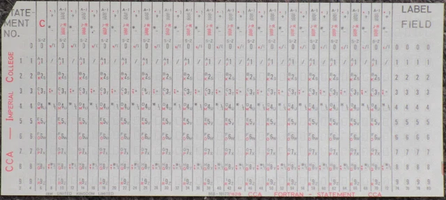 FIFTEEN IDENTICAL UNUSED vintage “Port-a-Punch” computer cards £2.20 ...