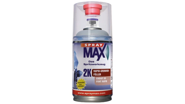 SPRAY MAX - 2K Rapid Primer Filler Grey (250ml) £13.42 - PicClick UK
