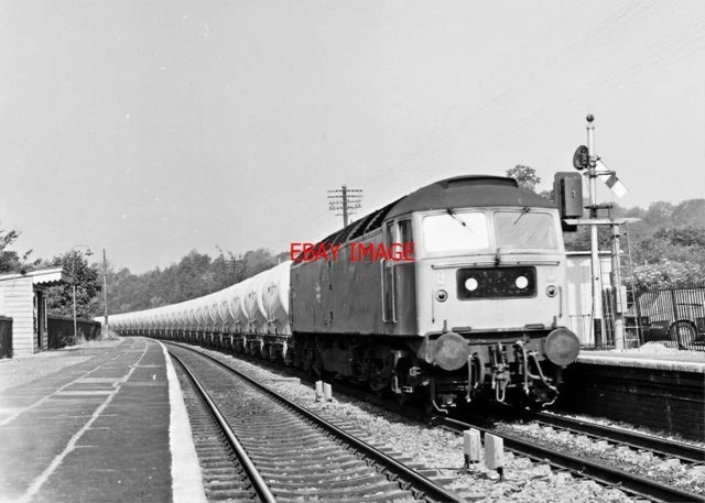 PHOTO CLASS 47 Loco On Freight Passing Midgham Station 1978 £1.85 ...