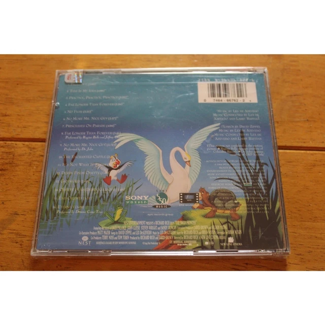SOUNDTRACK CD THE Swan Princess Music From The Motion Picture 1994 Sony ...