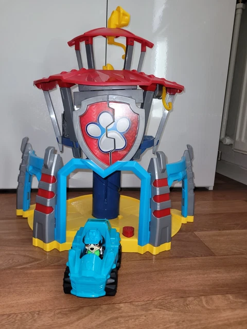 PAW PATROL DINO Rescue Tower Headquarters with Sound Rex Figure Vehicle ...