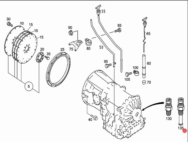 MERCEDES ATEGO ACTROS SPEED SENSOR SPEEDOMETER TRANSMISSION OEM ...
