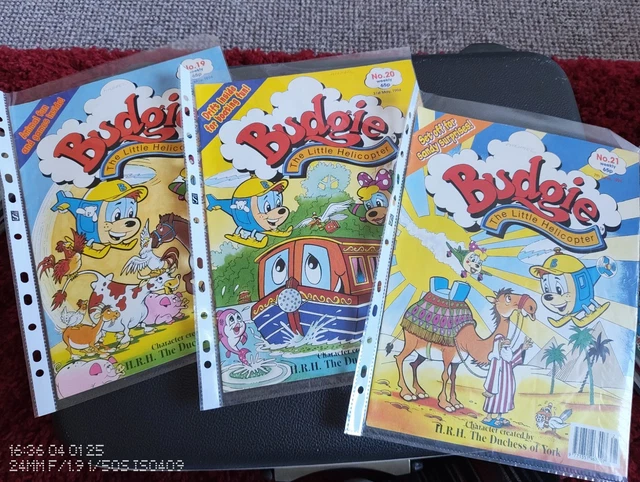 BUDGIE THE LITTLE Helicopter Magazine Issues 19-20-21 Good Condition £1 ...