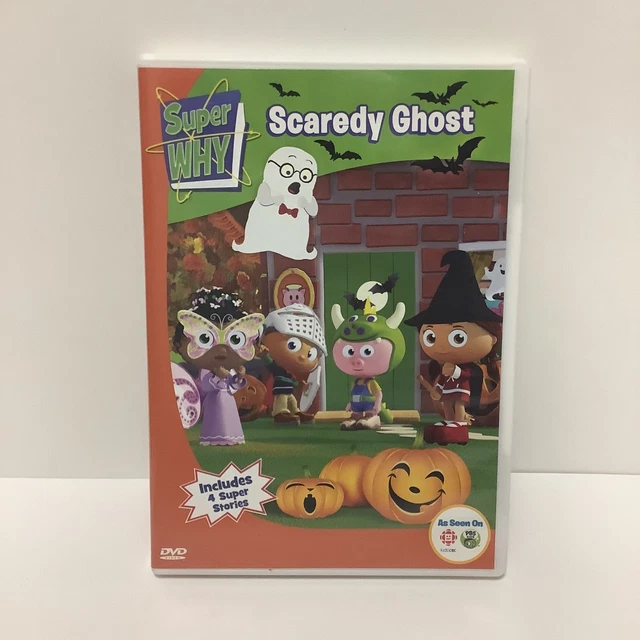SUPER WHY! SCAREDY Ghost DVD 4 Episodes 2011 PBS CBC Kids Halloween ...