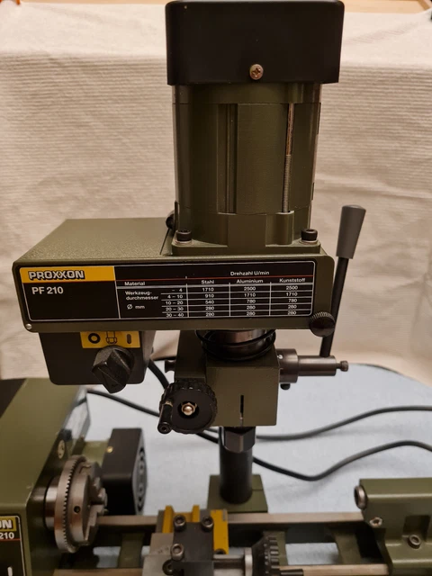 PROXXON PD 210 Drehbank mit Feinfräse PF 210 EUR 650,00 - PicClick DE
