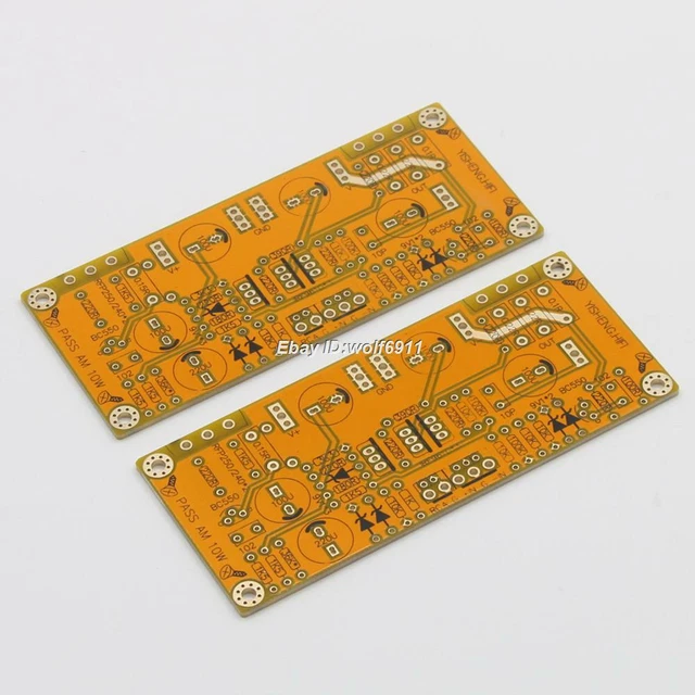 PASS AM SINGLE-ENDED Class A Amplifier Board Bare Pcb 10W+10W Balanced ...