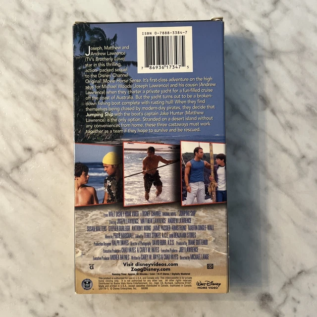 JUMPING SHIP (VHS, 2002) Disney Channel Original Movie - Lawrence ...