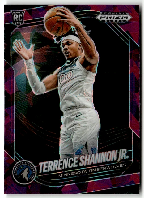 2024-25 PANINI PRIZM Black NBA No. 37 Terrence Shannon Jr. Hielo ...
