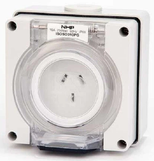 ISO SOCKET OUTLET 500V 3-Phase 4-Pin Round, Surface Mount, Grey- 10A Or 20A $220.95 - PicClick AU