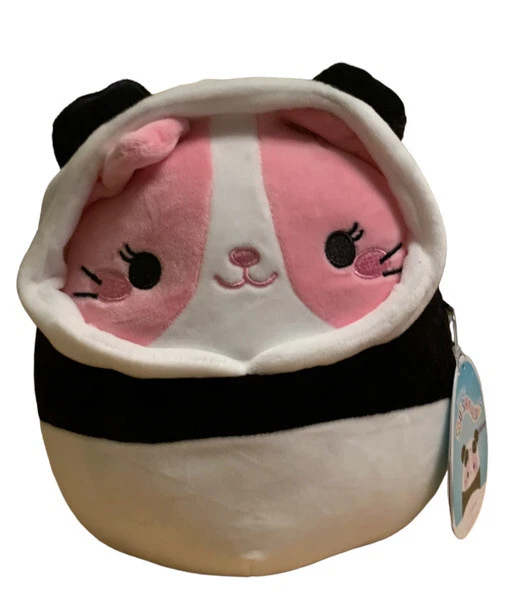 RARE SQUISHMALLOW JOXTINE the Cat in Panda Outfit Claires 8” BNWT Plush ...