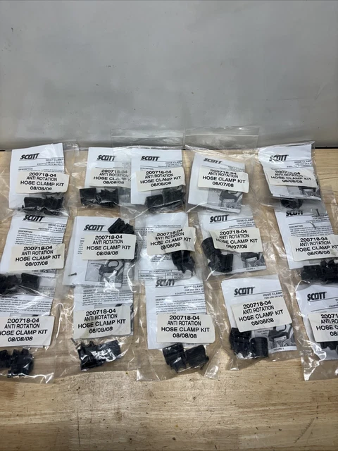 SCOTT ANTI-ROTATION HOSE Clamp Kit for Air-Pak SCBA Lot 15 200718-04 ...
