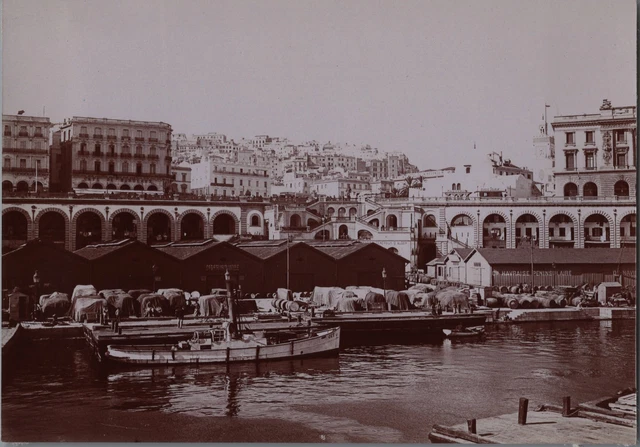 ALGÉRIE, ALGER, L'ESCALIER de la Pêcherie Vintage print, tirage d'époq EUR 99,00 - PicClick FR