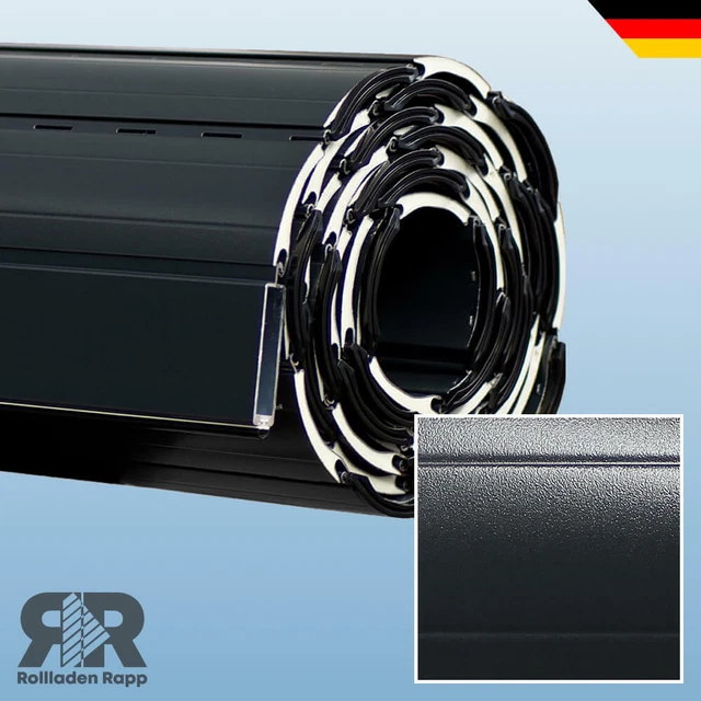 ROLLADEN ALUMINIUM MAXI A52E anthrazit Rollladenpanzer Rollladen Panzer ...