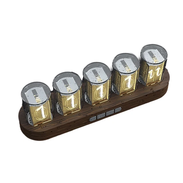 HORLOGE TUBE NIXIE à faire soi-même unique avec 16 millions de couleurs ...