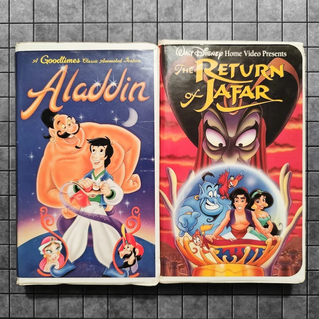 ALADDIN (1993) & The Return of Jafar (1994) - Set of 2 - (VHS ...