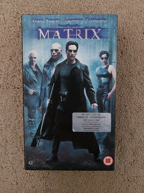 THE MATRIX VHS Video Boxed edition Keanu Reeves Laurence Fishburne £5. ...