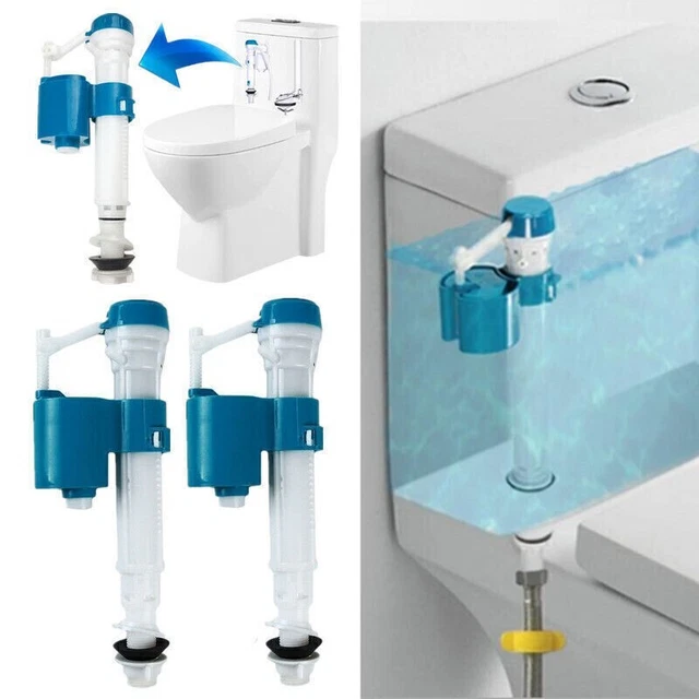 NEW BOTTOM INLET Toilet Cistern Fill Valve Adjustable Height Water ...