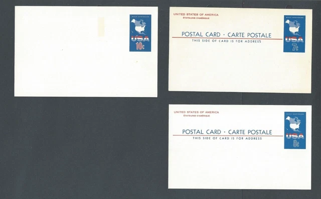 UX49 MAP POSTAL Cards Complete Set Of Seven (7) Mint Has UX 49 UX54 ...