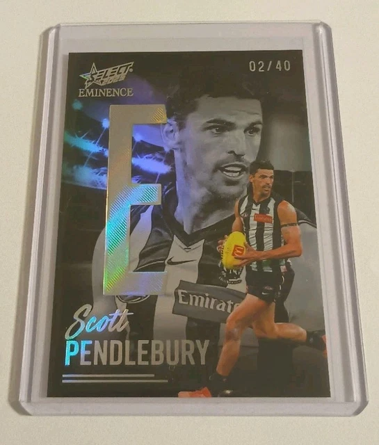 2025 AFL EMINENCE Scott Pendlebury Platinum Name Plate 02/40 NB54 LOW 🔥 ...