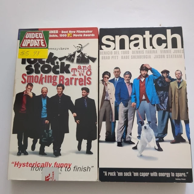 LOCK STOCK AND Two Smoking Barrels Snatch VHS Cassette Tape Lot Guy ...