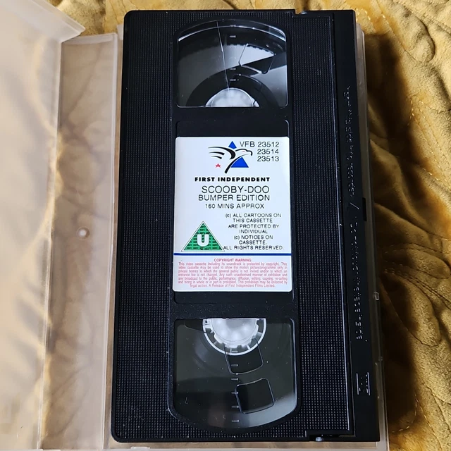 First Independent Scooby Doo Bumper Edition Pal Vhs U English No Sleeve